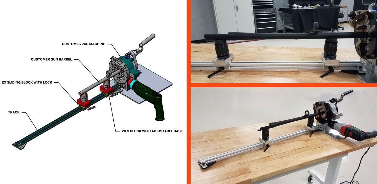 Custom Machining | Case Study: 572AC Front Barrel Support - Tri Tool